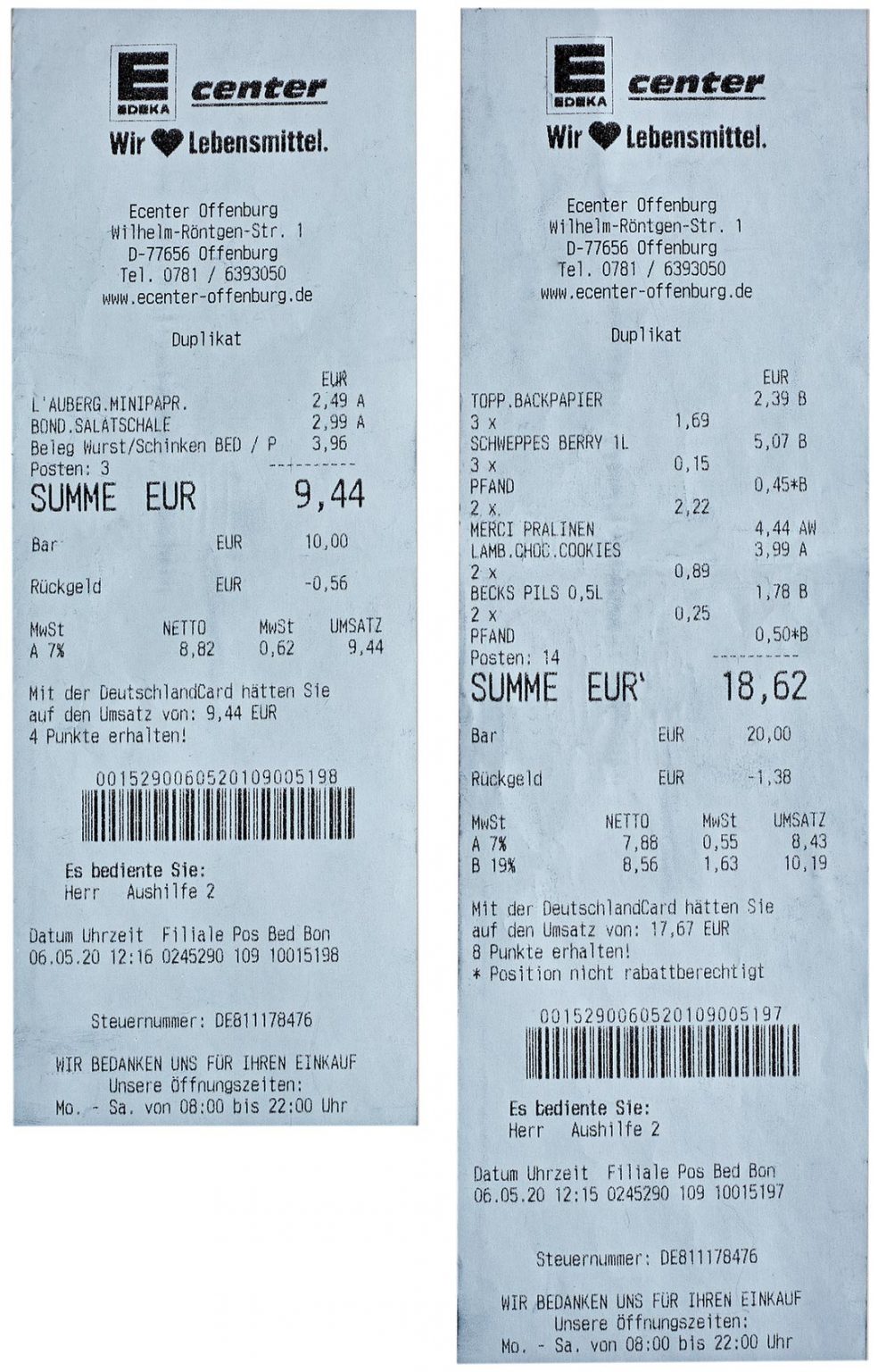 Blaue Kassenbons: So profitieren Umwelt sowie Kundinnen und Kunden - # ...