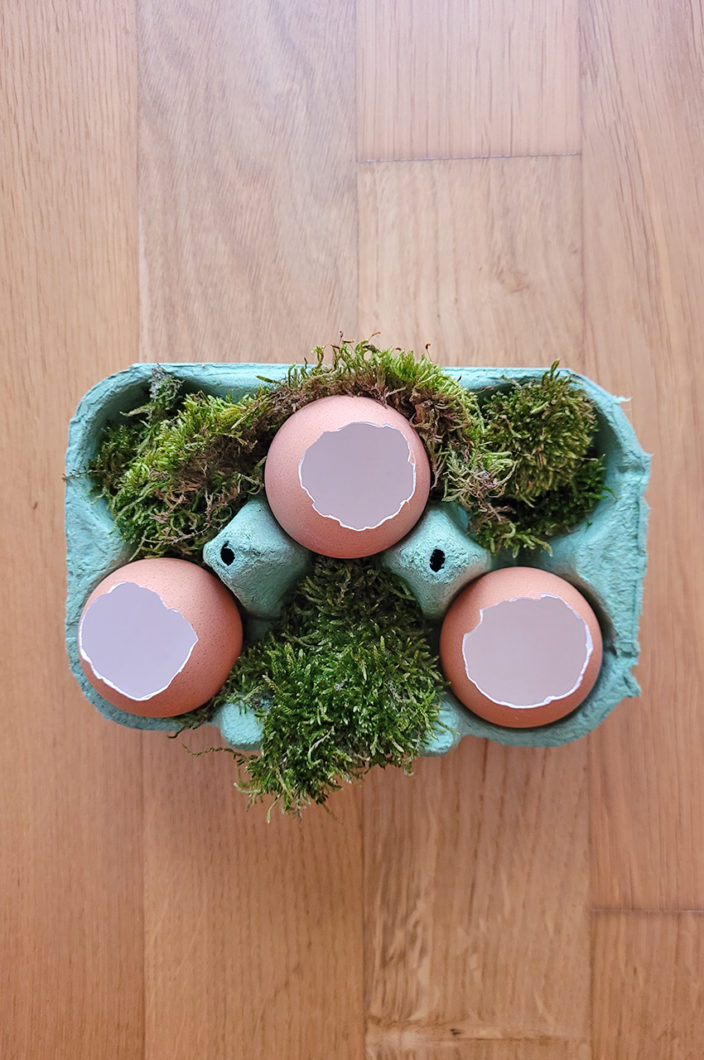 Basteln mit Eierschalen: hübsche Osterdeko selbst gemacht - #zukunftleben